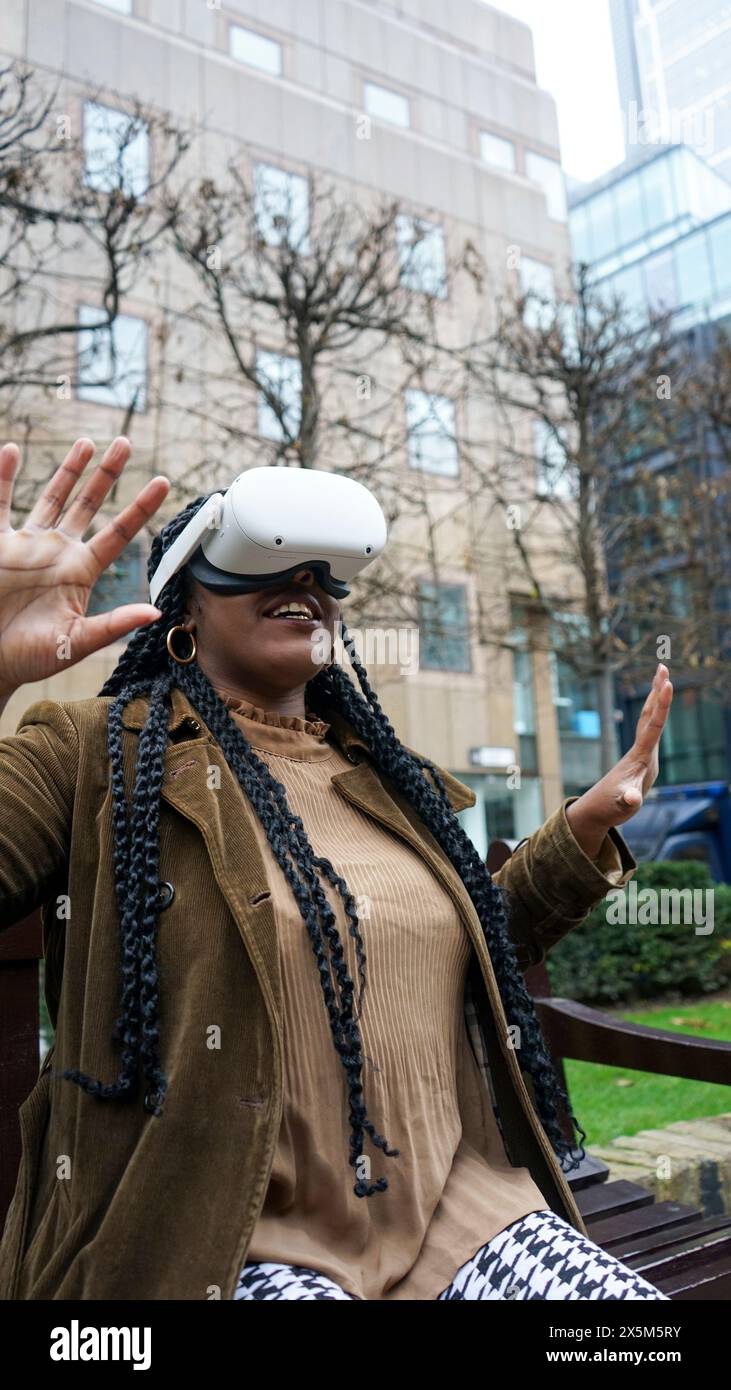 Vr outdoors hi-res stock photography and images - Alamy