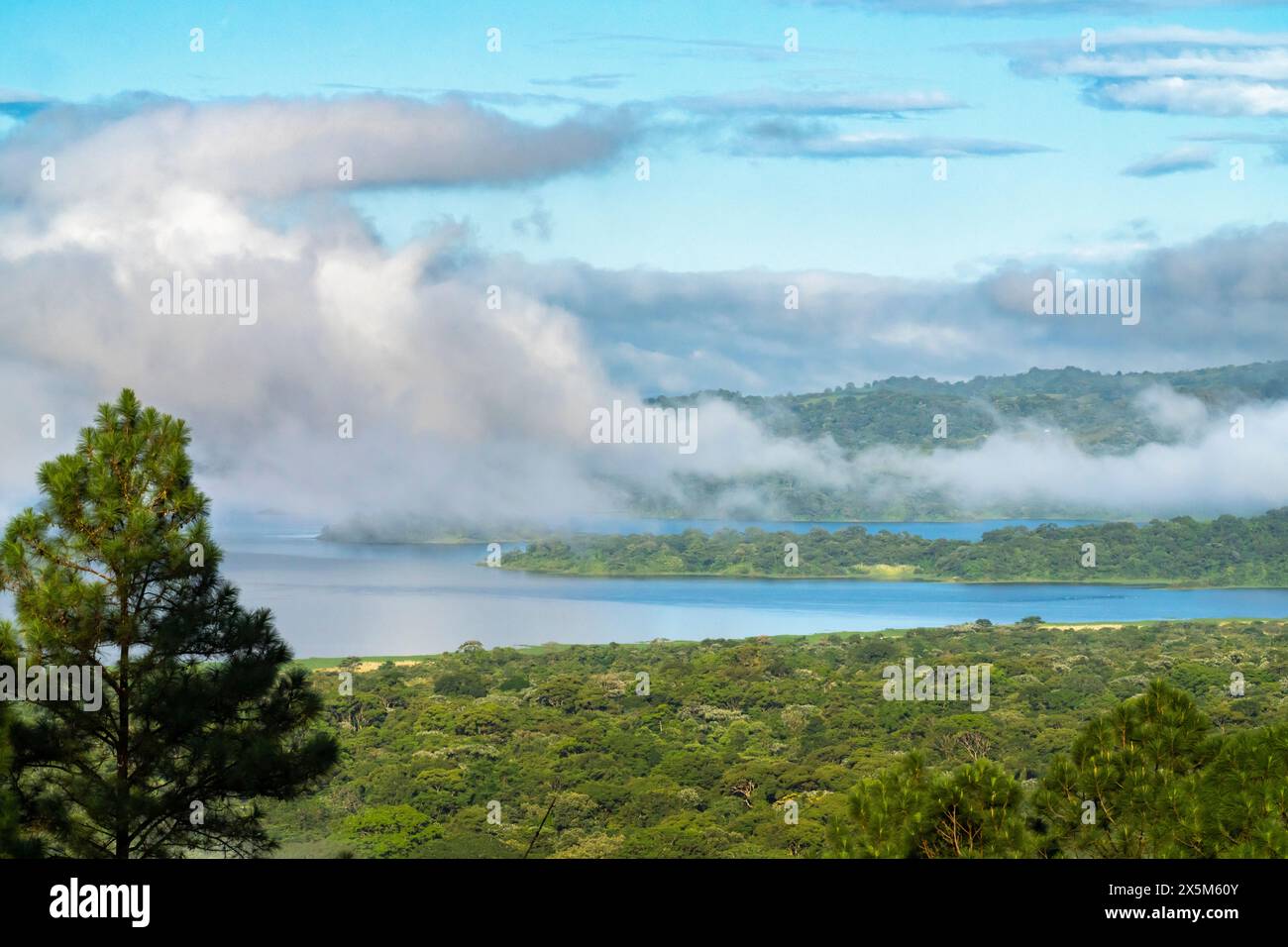 Costa Rica, Arenal Observatory. Landscape with Lago Arenal Stock Photo ...