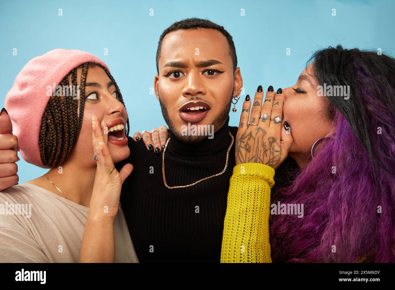 Portrait stylish non binary hi-res stock photography and images - Alamy