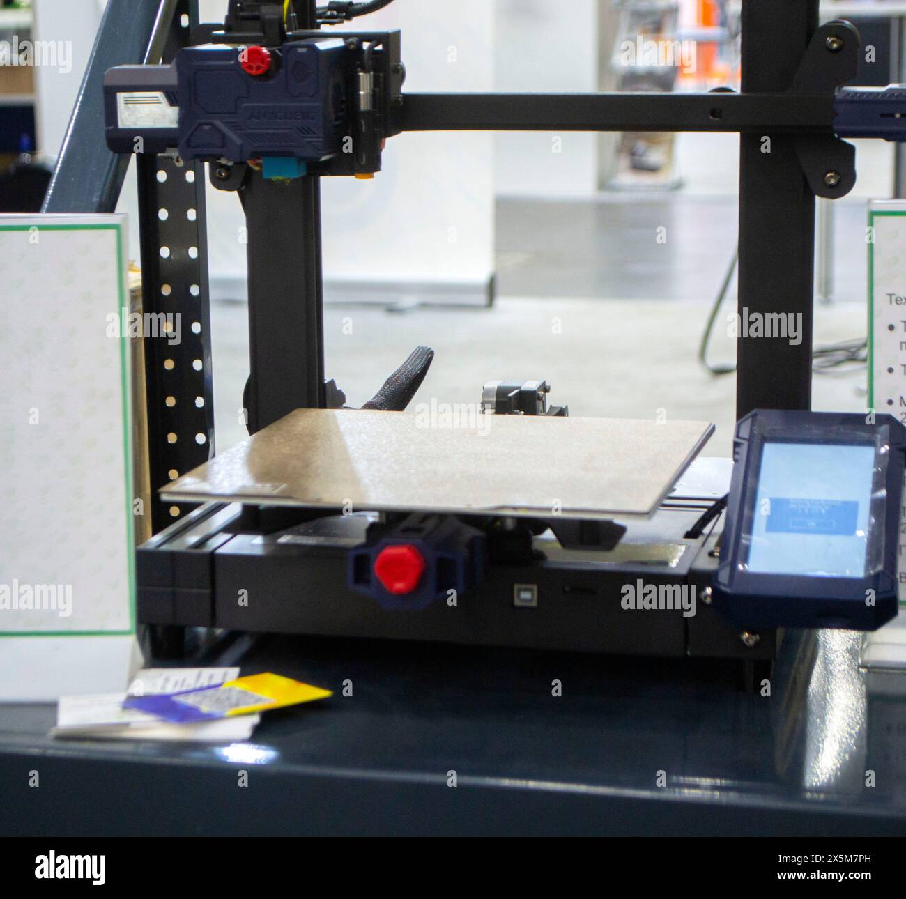 3D printer. Blank Empty 3D printer. 3D printer not working. Blank clean ...