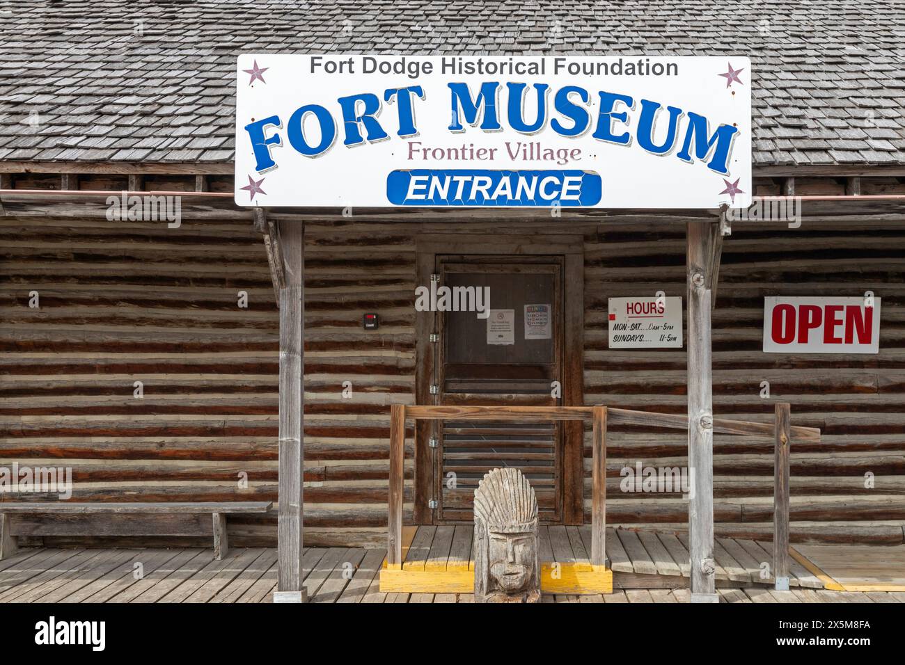 Fort Dodge, Iowa - The Fort Museum and Frontier Village. Operated by ...