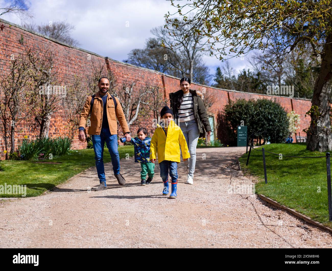 Family mother father two sons hi-res stock photography and images - Alamy