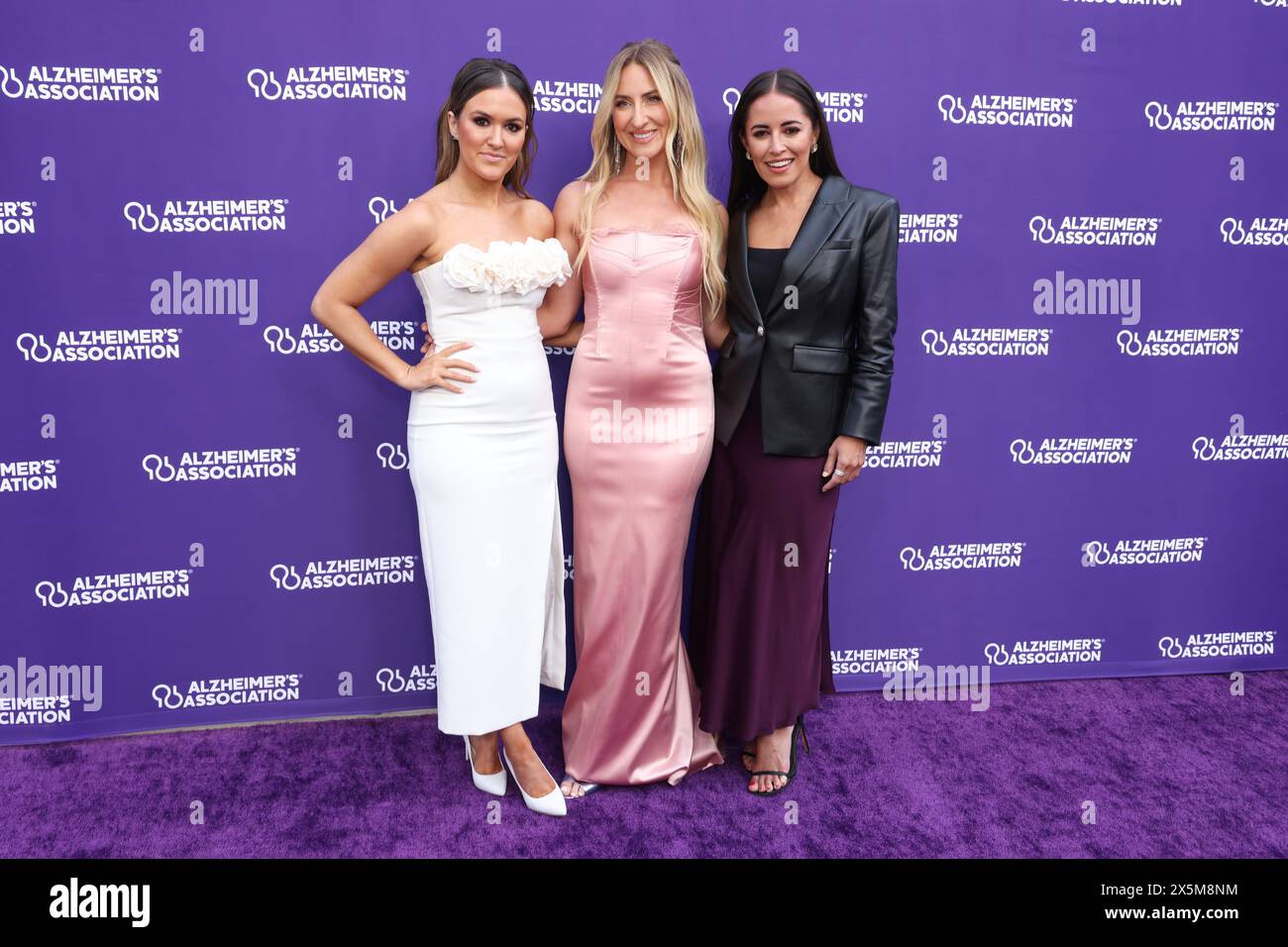 Cassie DiLaura, Katie Conway, and Kaylee Hartung attend the Alzheimer's ...