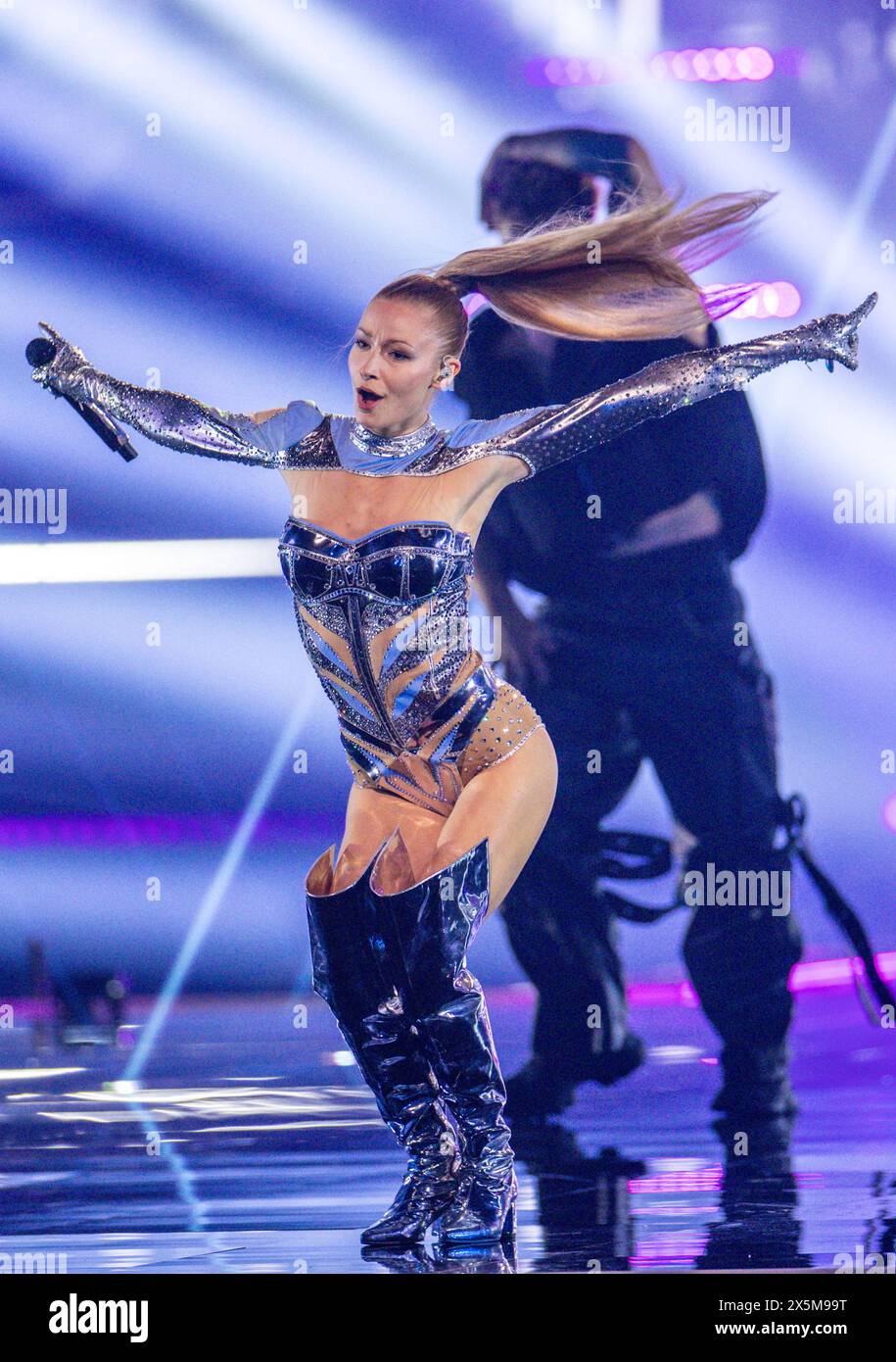 Malmo, Sweden. 10th May, 2024. 10 May 2024, Sweden, Malmö: Kaleen from ...