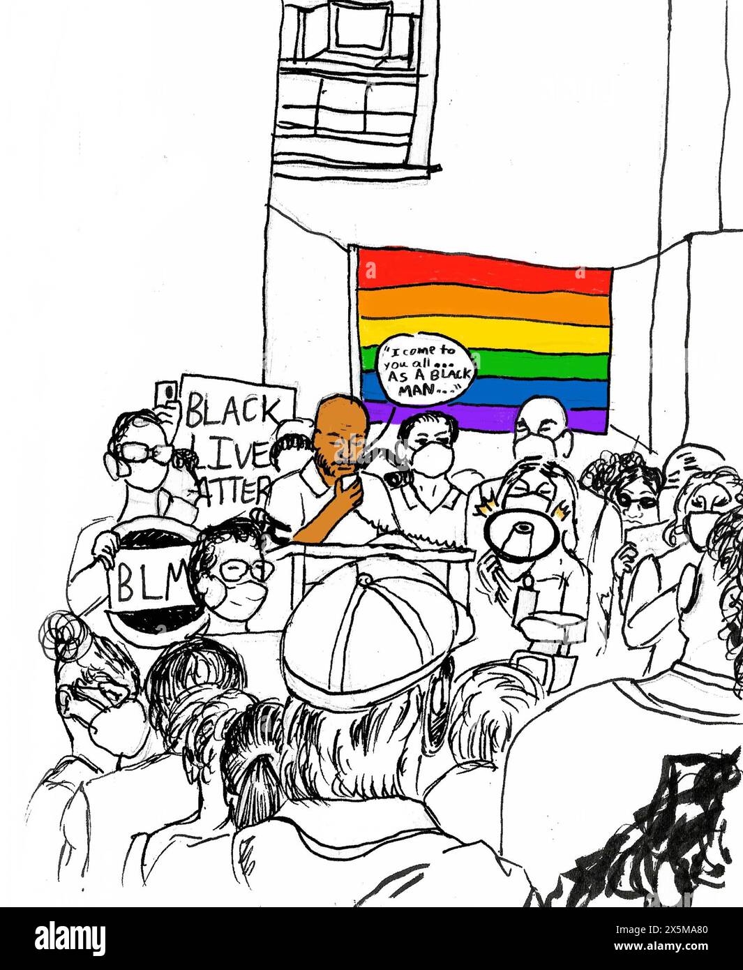 Blm activist Cut Out Stock Images & Pictures - Alamy