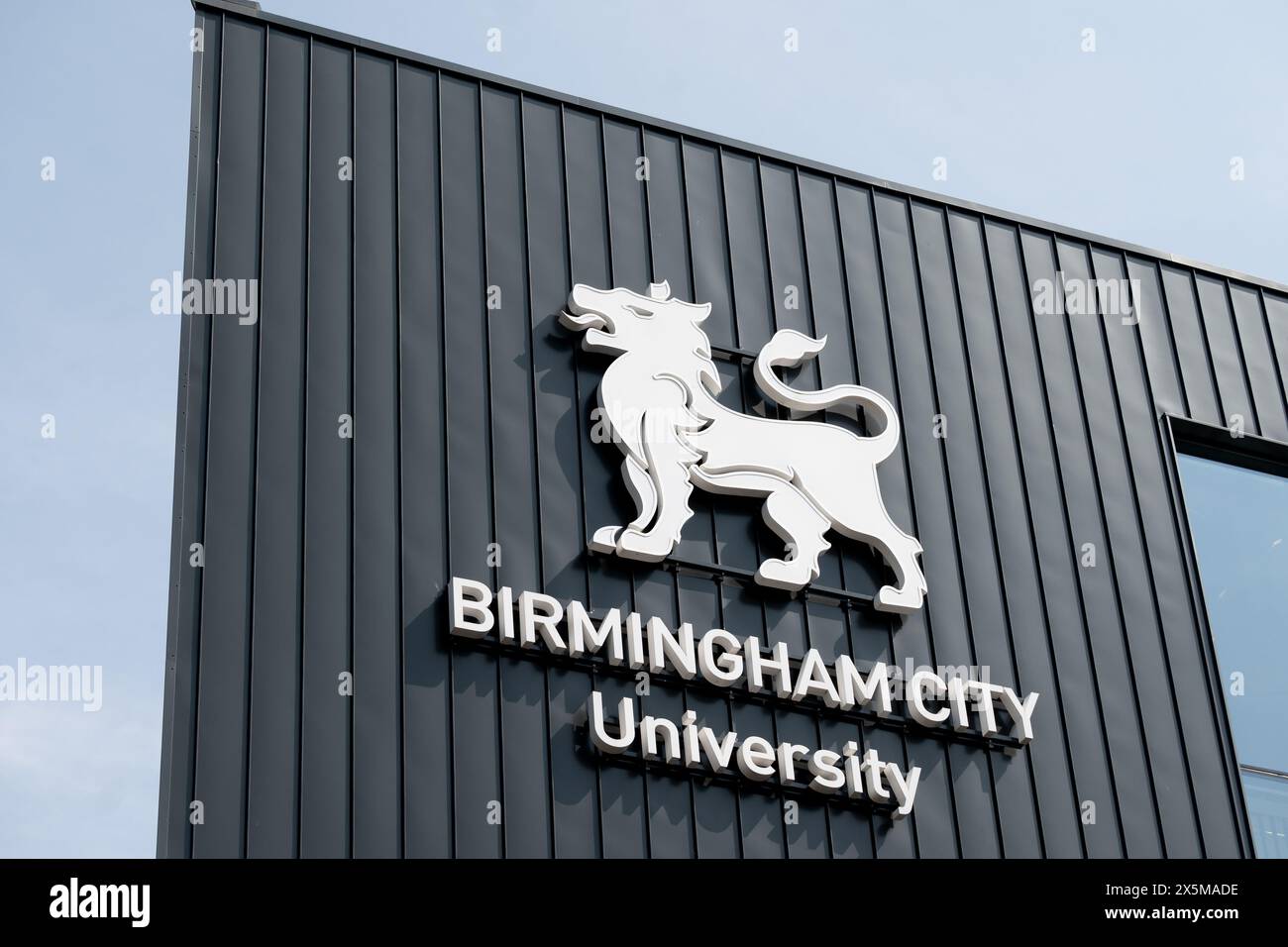 Birmingham City University sign, Birmingham , UK Stock Photo - Alamy