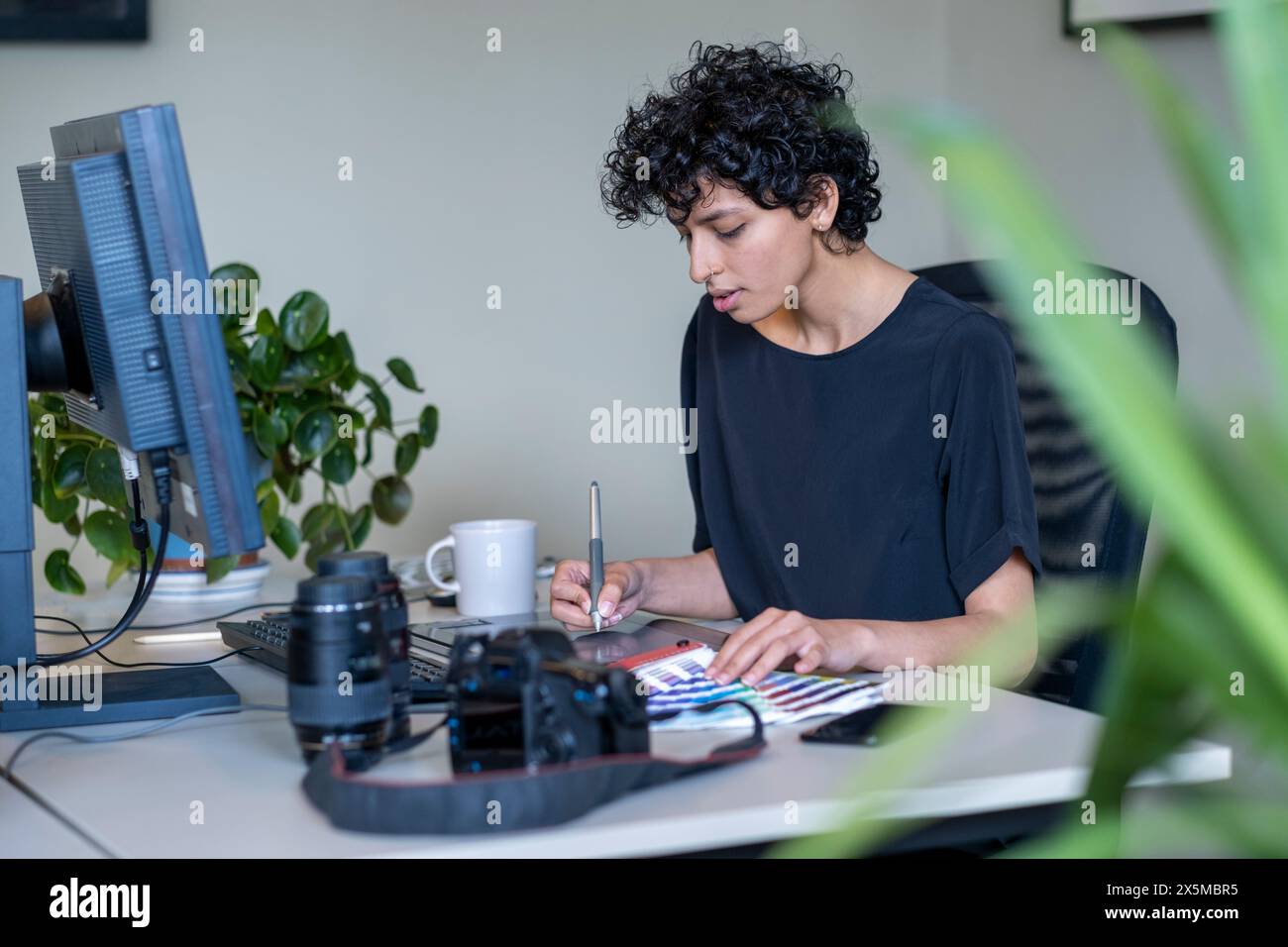 Creative designer working office graphic hi-res stock photography and ...