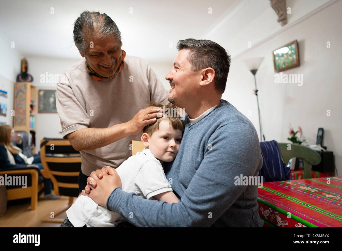Son care senior hi-res stock photography and images - Alamy