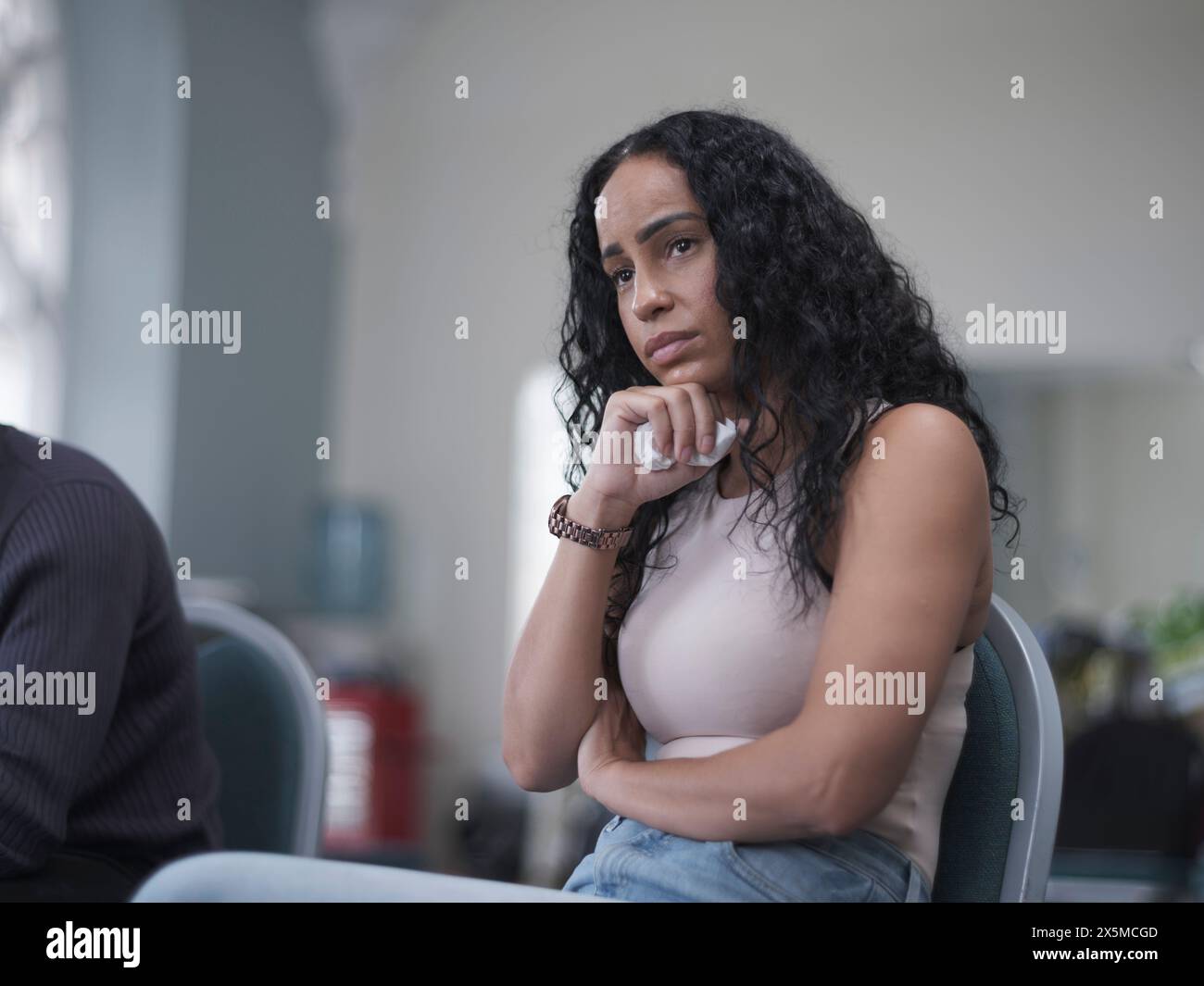Group people crying on hi-res stock photography and images - Alamy