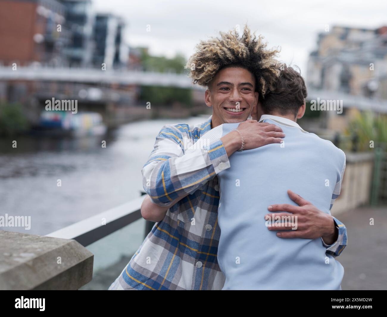 Homosexual men hugging hi-res stock photography and images - Alamy