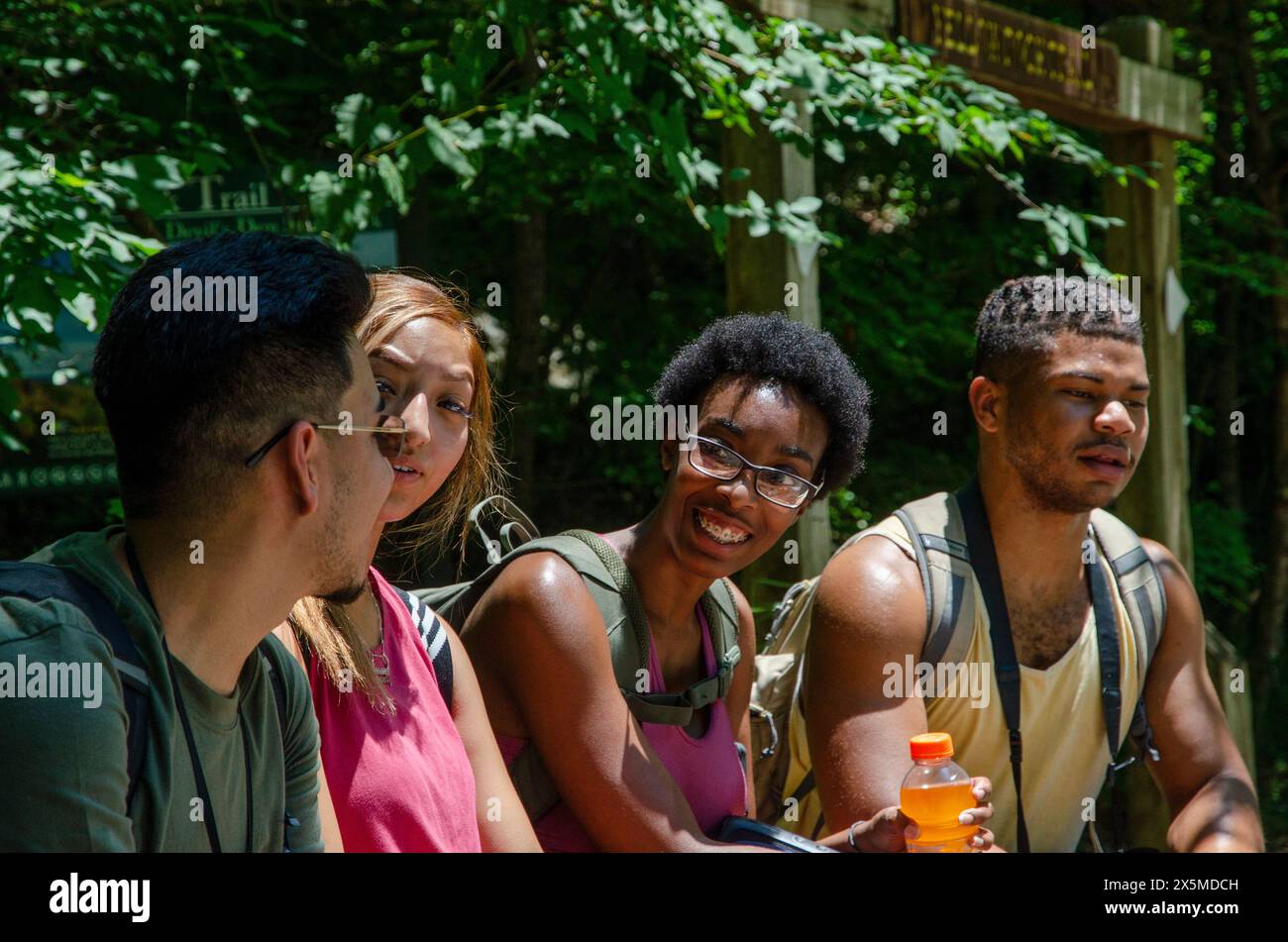 Group four young latin american hi-res stock photography and images - Alamy