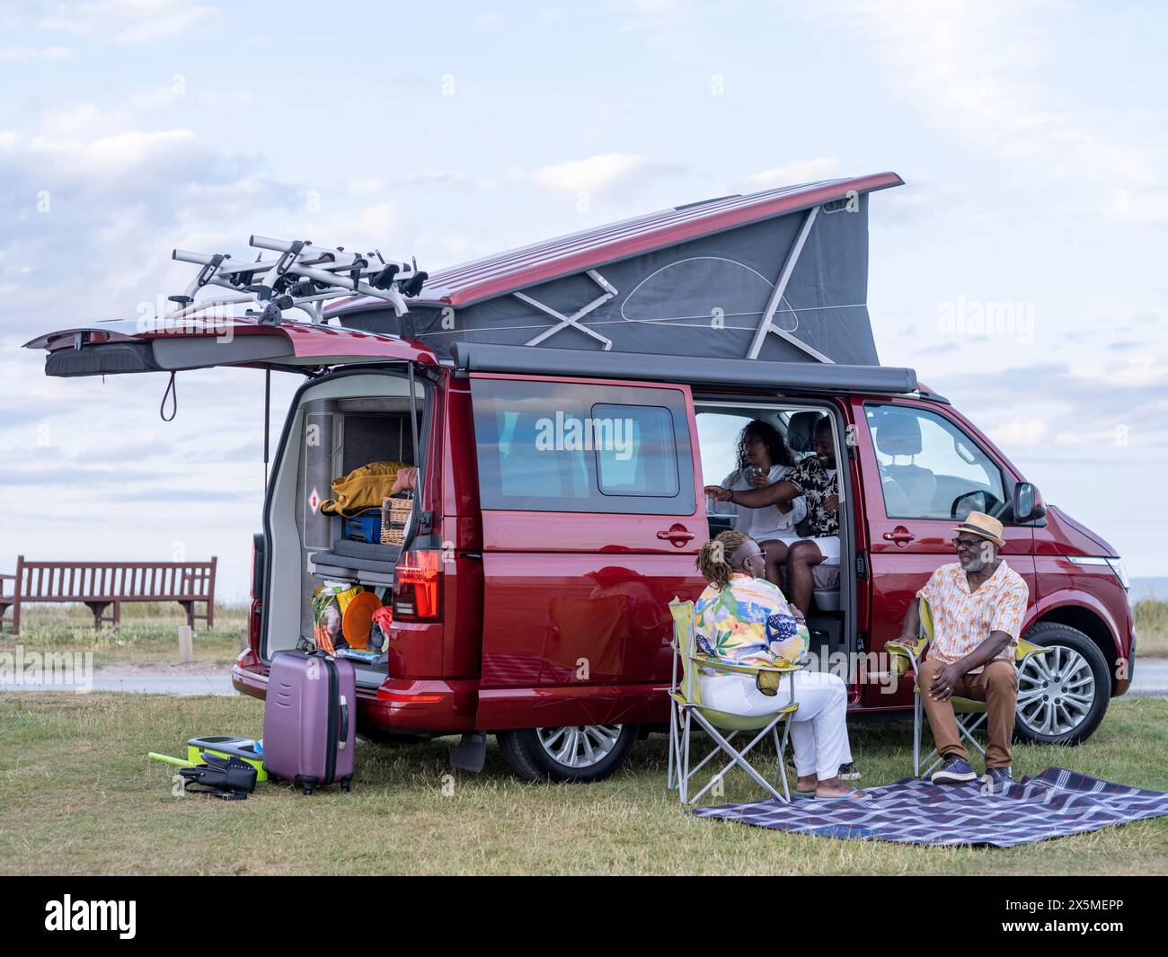 Women in camper van hi-res stock photography and images - Alamy