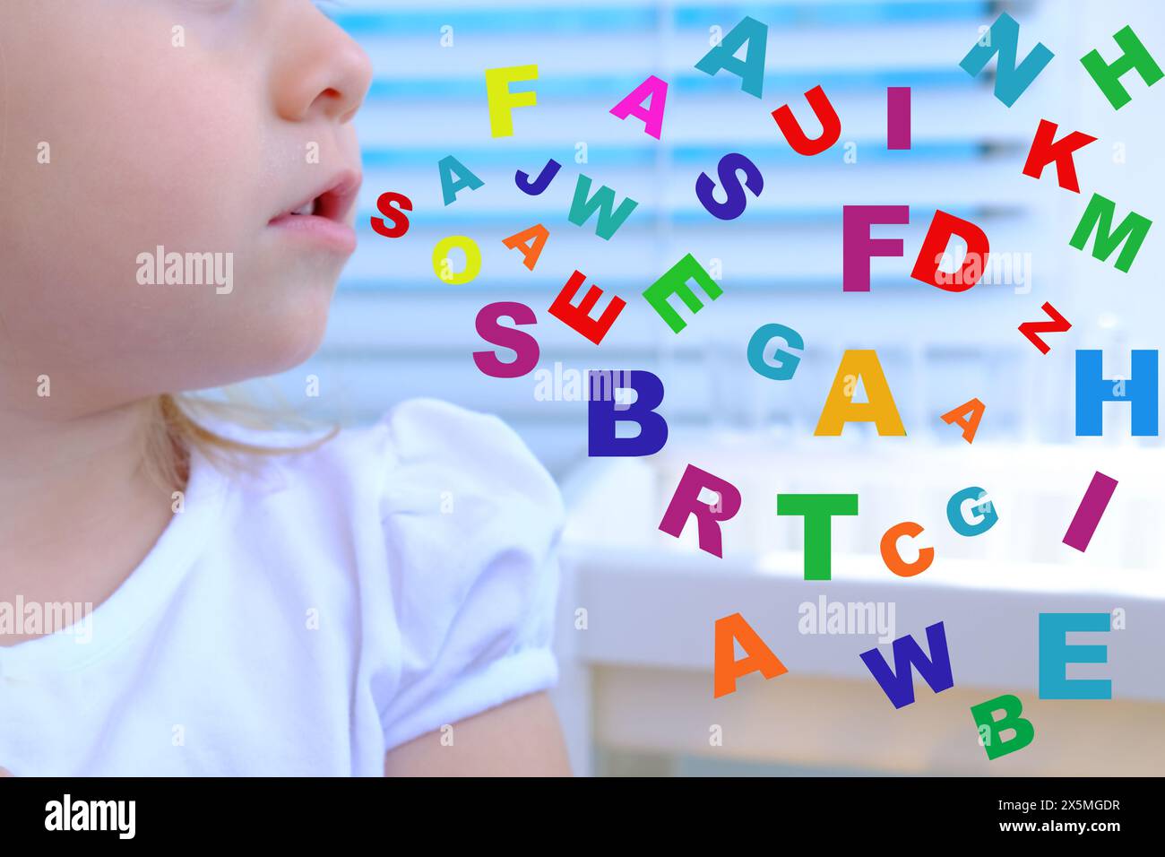 small child 3 years old engaged with speech therapist, gymnastics for ...