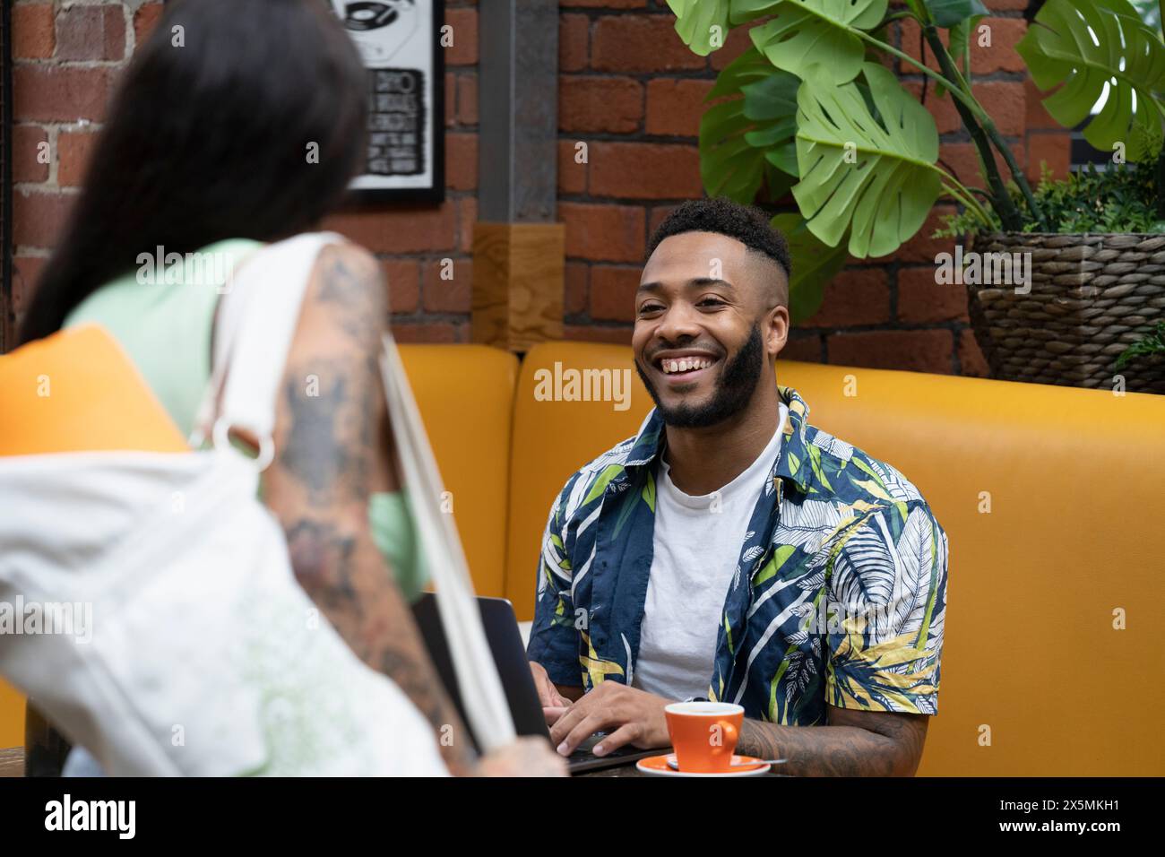 People meeting in coworking space Stock Photo - Alamy