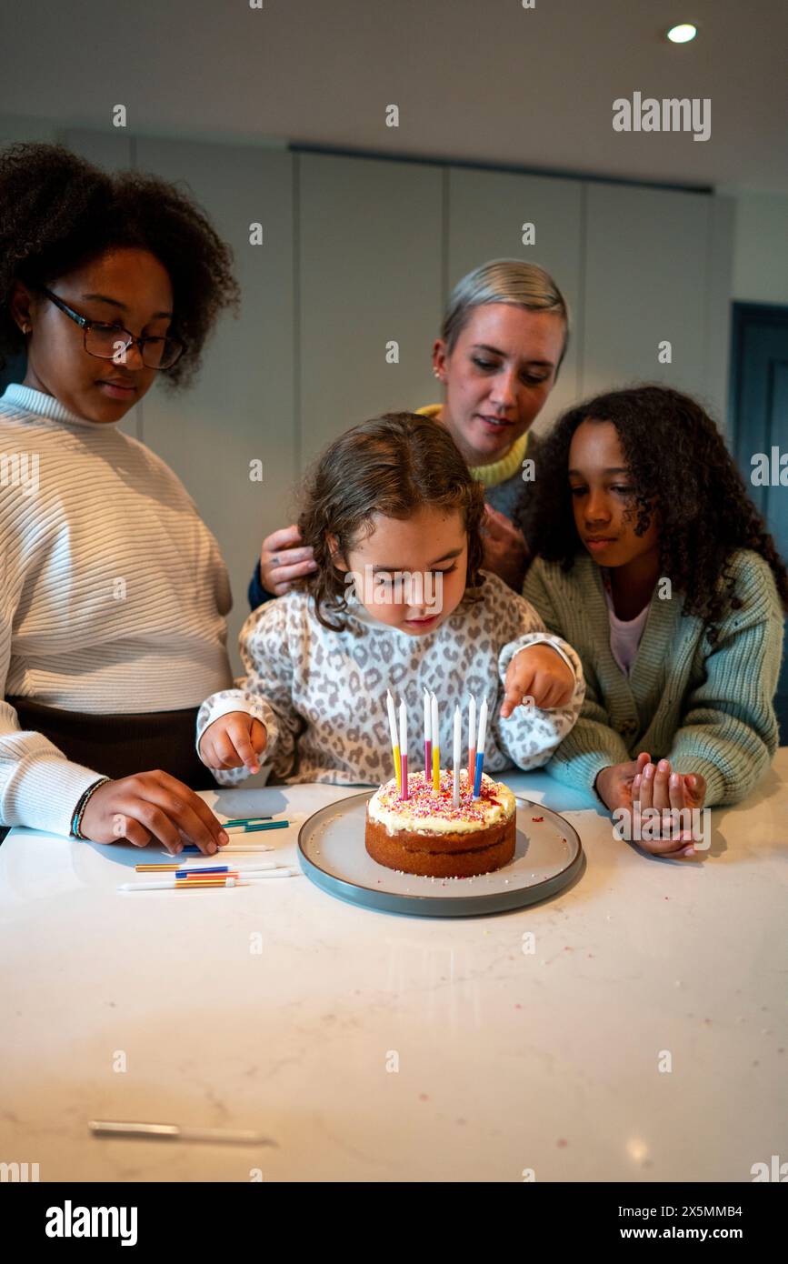 Mother daughter preparing birthday hi-res stock photography and images ...