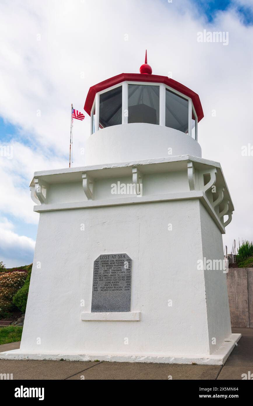 The Trinidad Memorial Lighthouse, Trinidad, California, USA Stock Photo ...