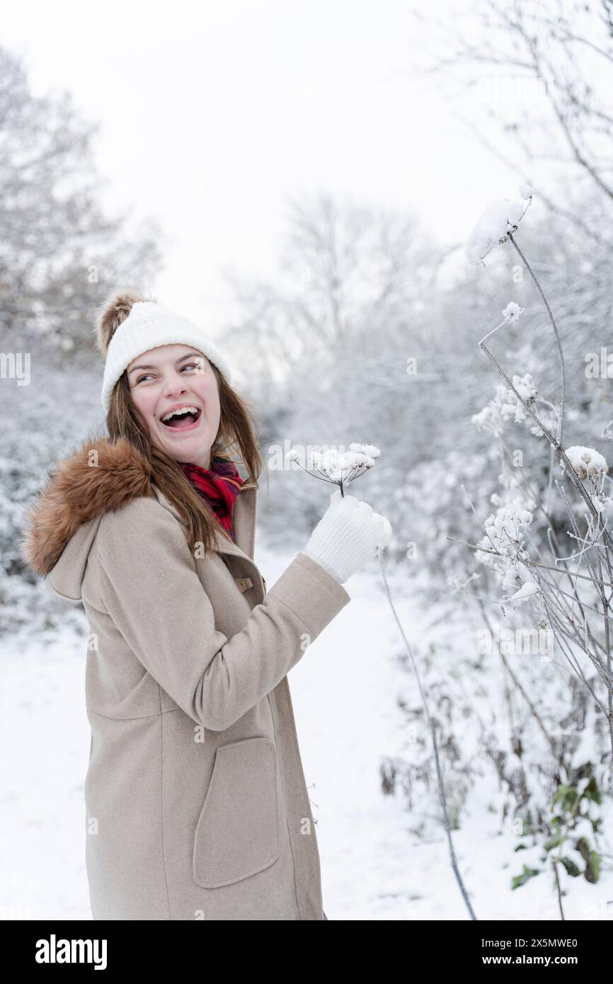 Hat covered with snow hi-res stock photography and images - Alamy