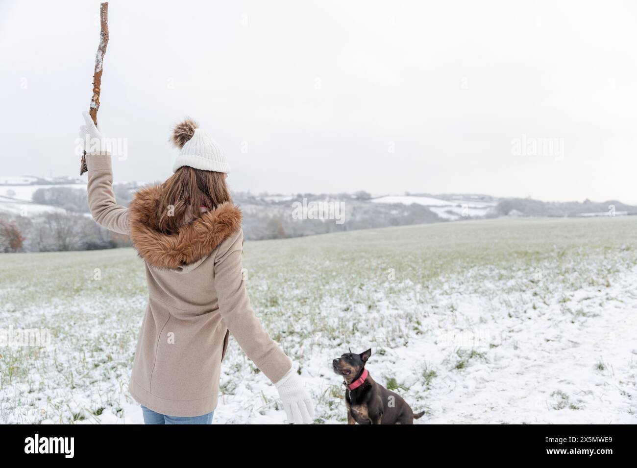 Holding dog in arms hi-res stock photography and images - Alamy