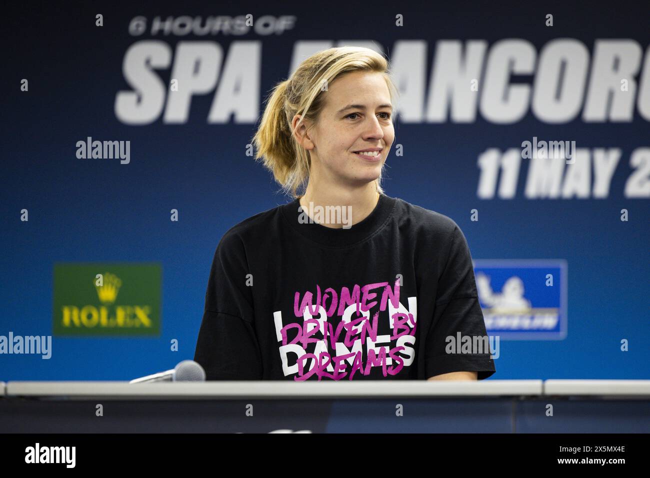 BOVY Sarah (bel), Iron Dames, Lamborghini Huracan GT3 Evo2, portrait ...