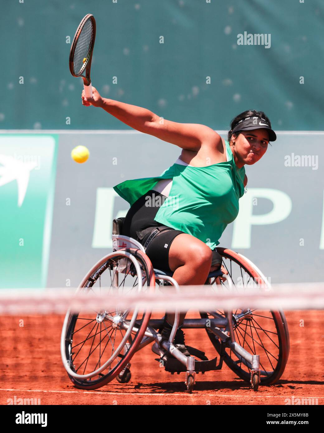 Antalya, Turkey, 8th May, 2024. Tennis player Najwa Awane from Morocco ...