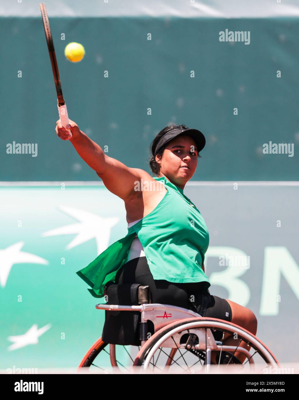 Antalya, Turkey, 8th May, 2024. Tennis player Najwa Awane from Morocco ...