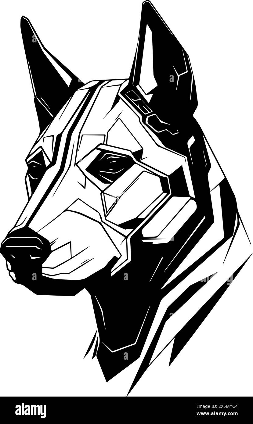 Cyber dog Stock Vector Images - Alamy