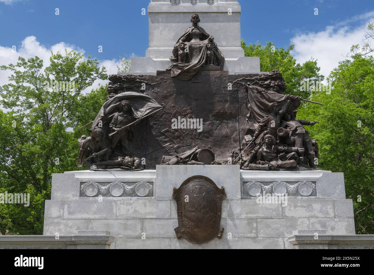 Mississippi Memorial Vicksburg National Military Park, Mississippi. At ...