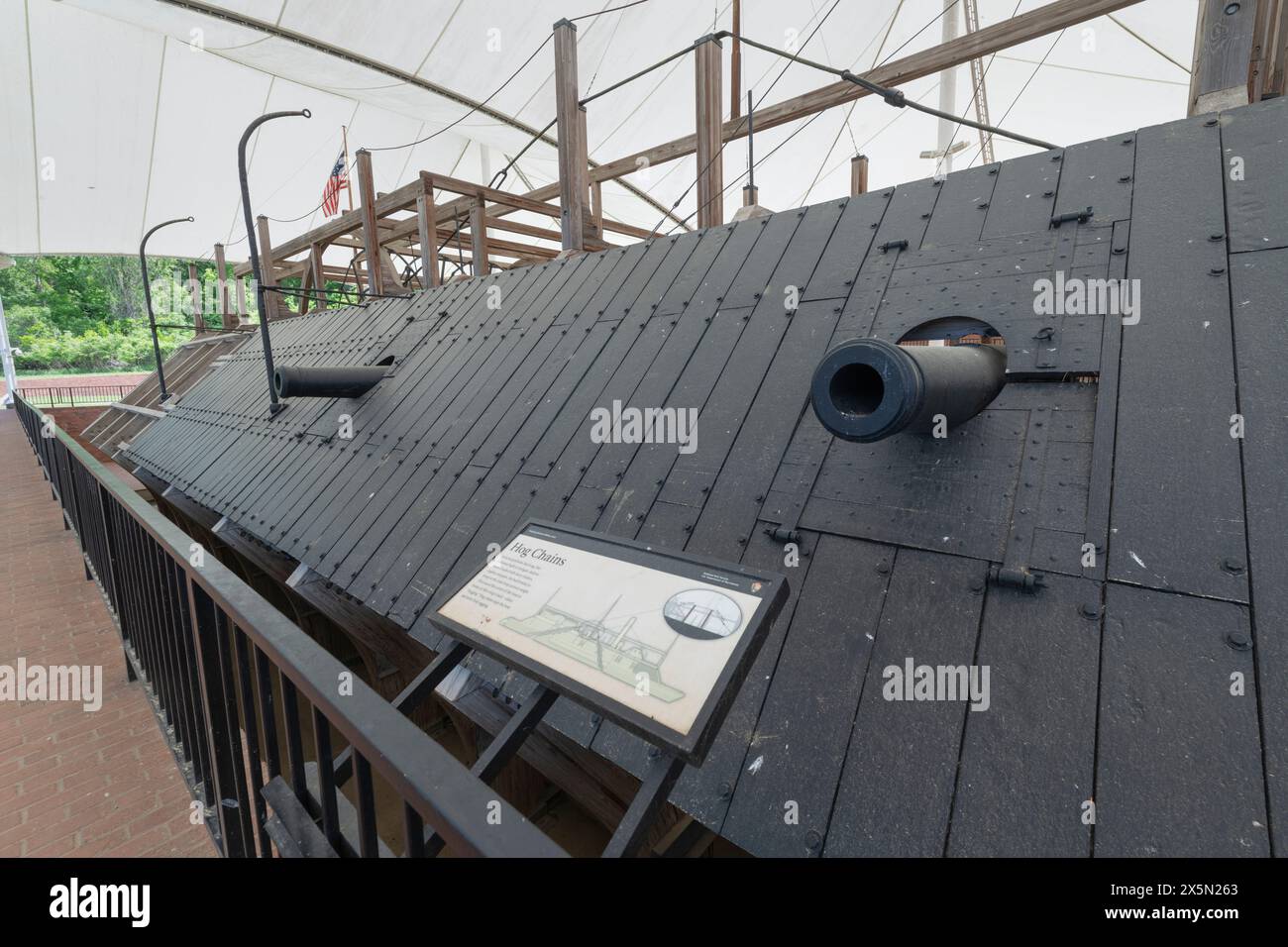 USS Cairo ironclad gunboat. Vicksburg National Military Park ...
