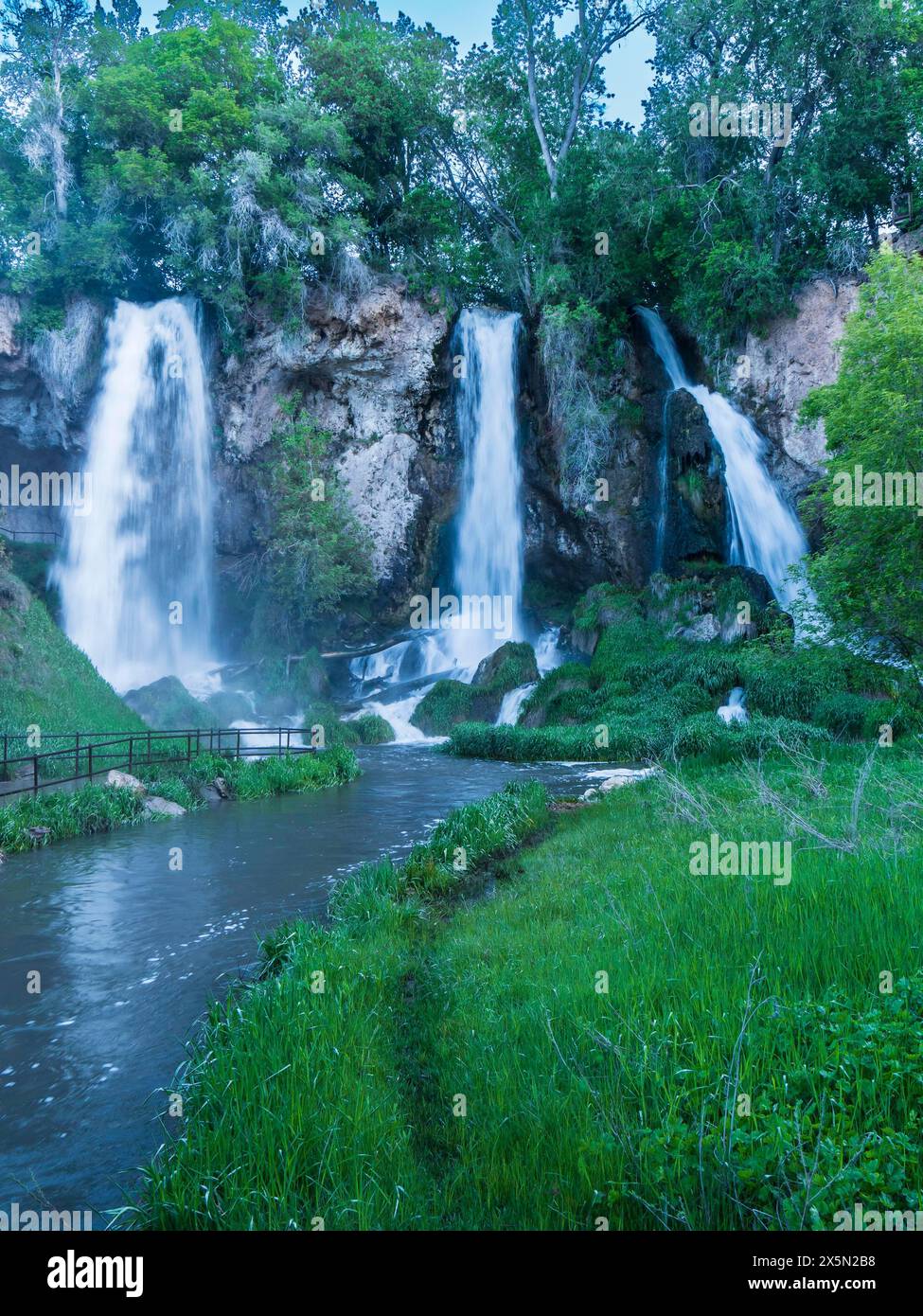 Triple falls, Rifle Falls State Park, Rifle, Colorado Stock Photo - Alamy
