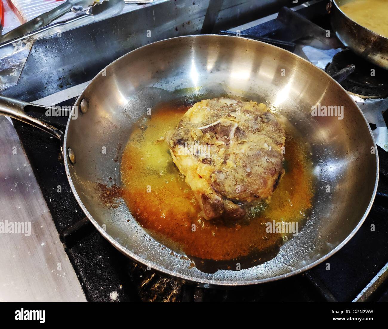 Carrots meat fried in oil hi-res stock photography and images - Alamy