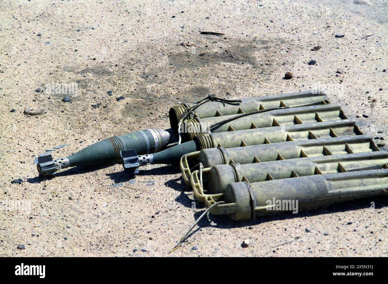 First Gulf War: 4th March 1991 Yugoslavian 60mm M67, parachute ...