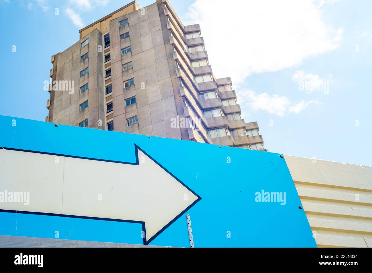Arlington House, high rise residential tower block, Margate, Kent Stock ...