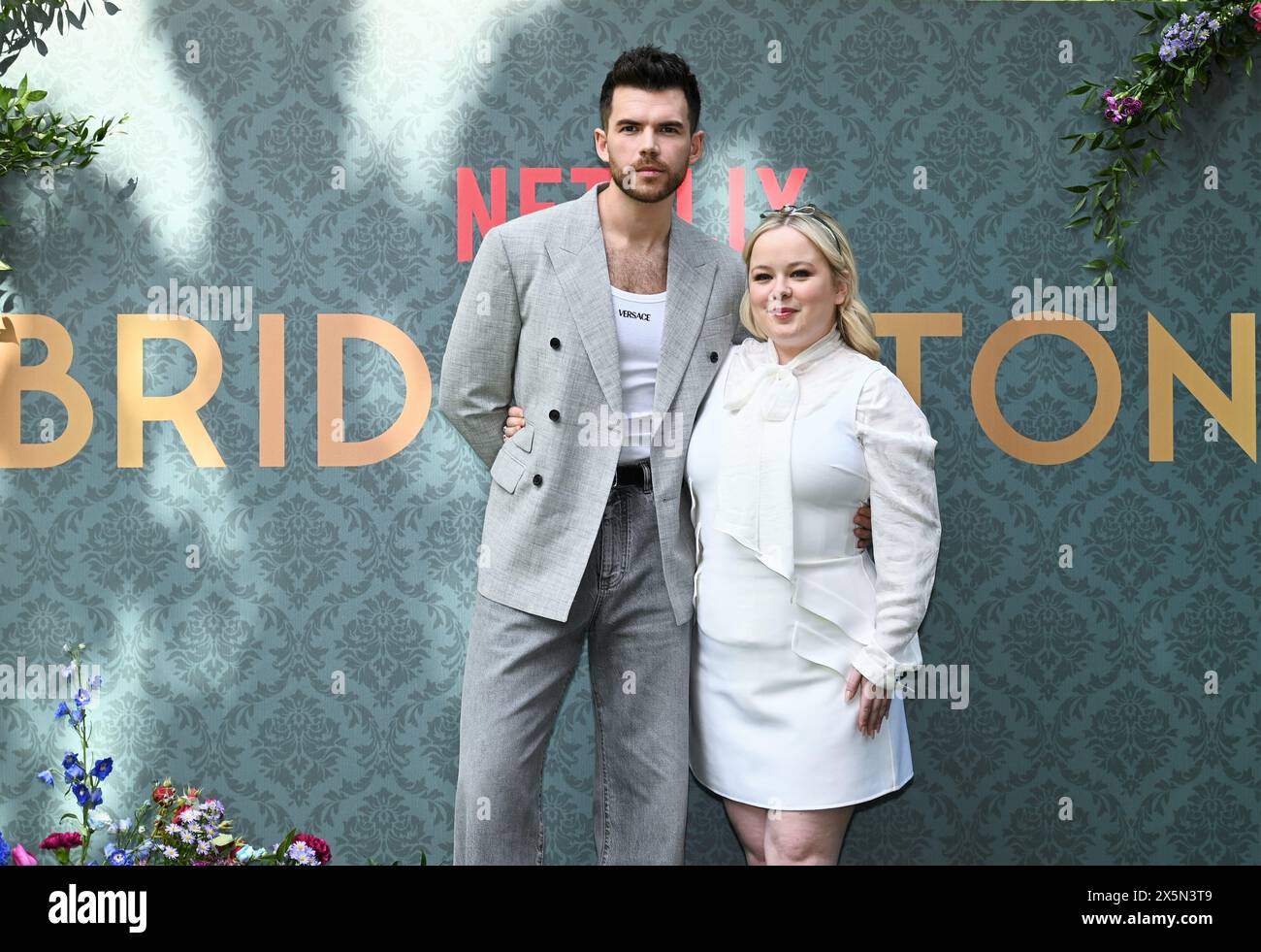 Milan, Italy. 10th May, 2024. Milan, Italy BRIDGERTON third season of ...