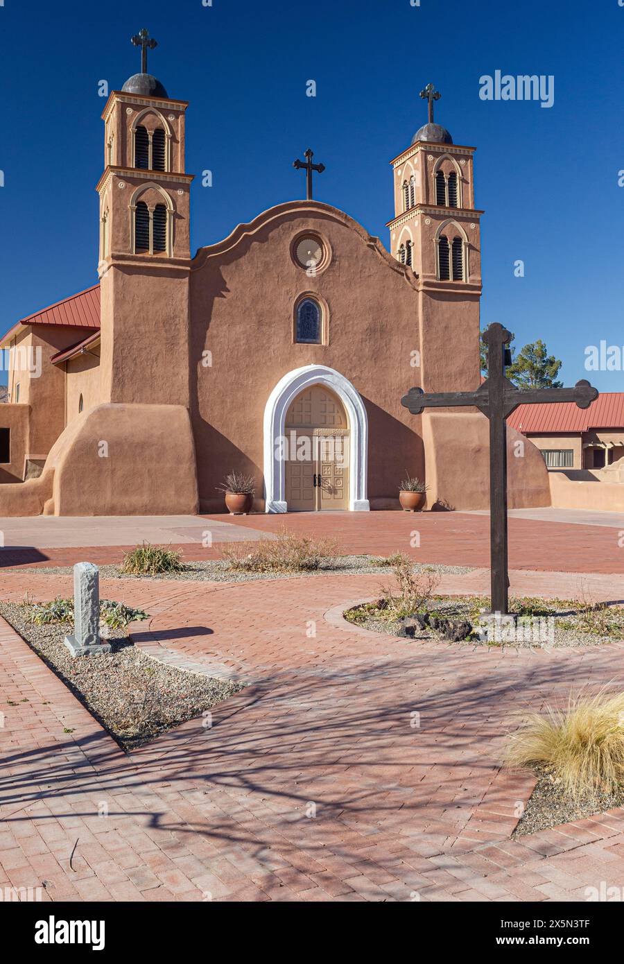 Old San Miguel Mission, founded in 1598, (oldest church in the US ...