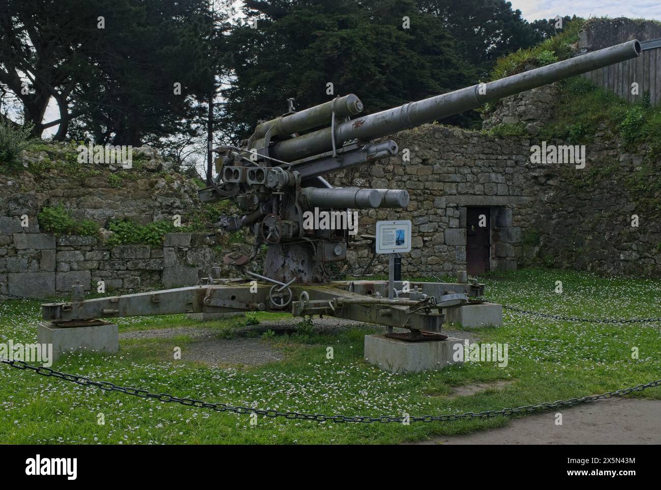 Saint-Malo, France - Apr 11, 2024: This strongpoint was constructed ...