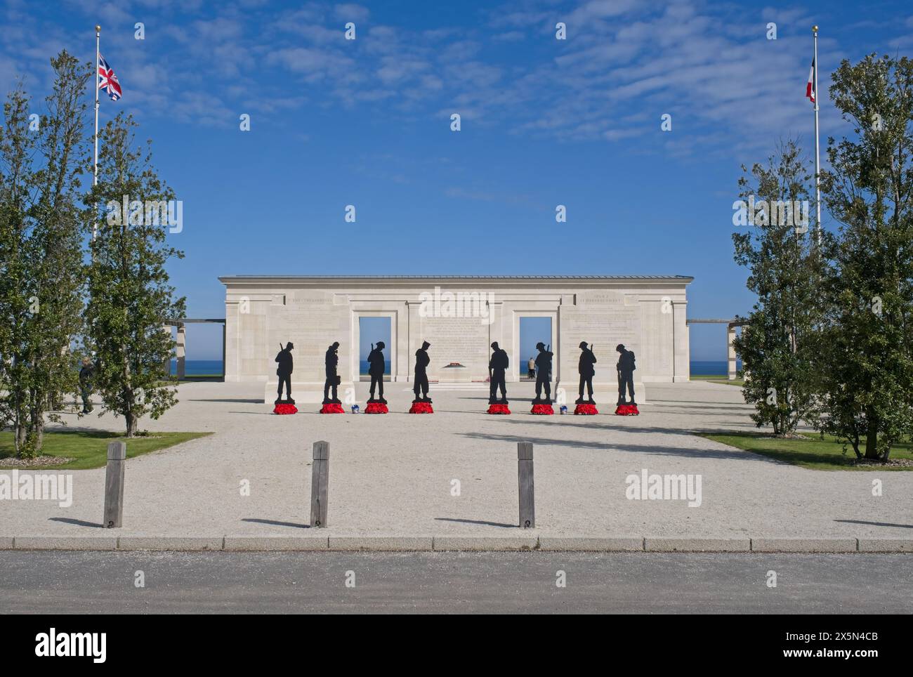 Ver-sur-Mer, France - Apr 30, 2024: This British memorial in Ver-sur ...