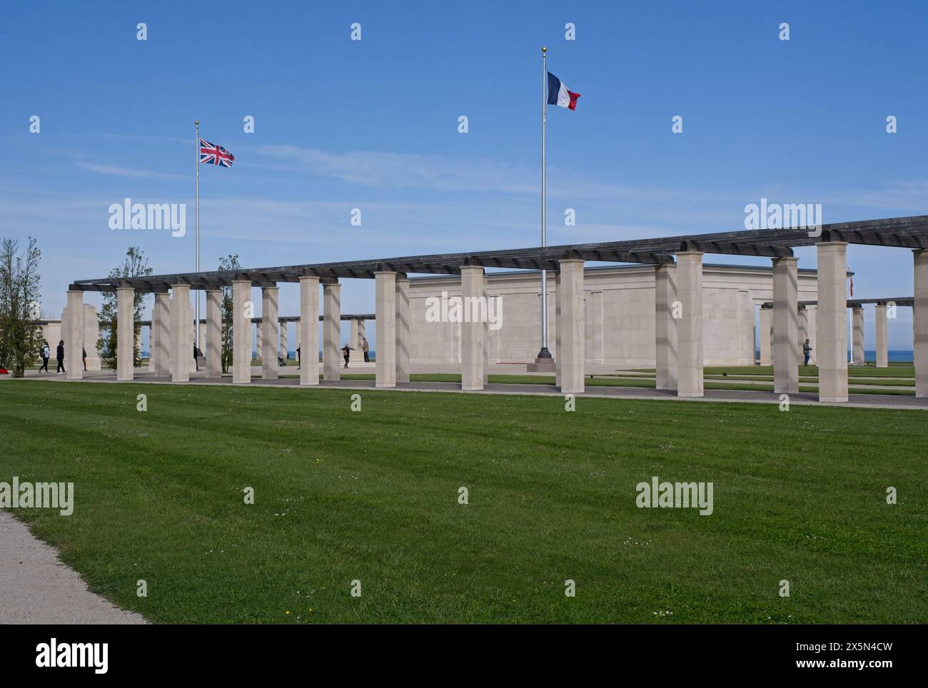 Ver-sur-Mer, France - Apr 30, 2024: This British memorial in Ver-sur ...
