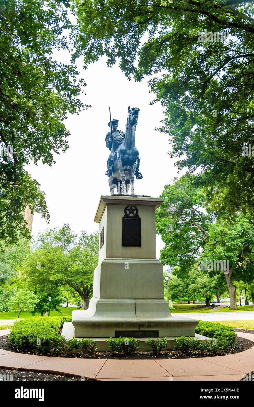 Austin statue texas ranger hi-res stock photography and images - Alamy