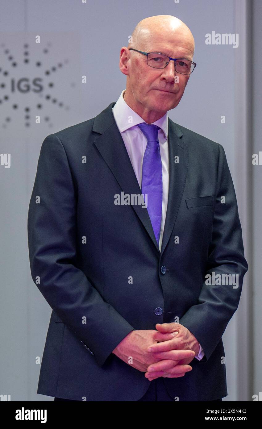 First Minister John Swinney during a visit to Intelligent Growth ...