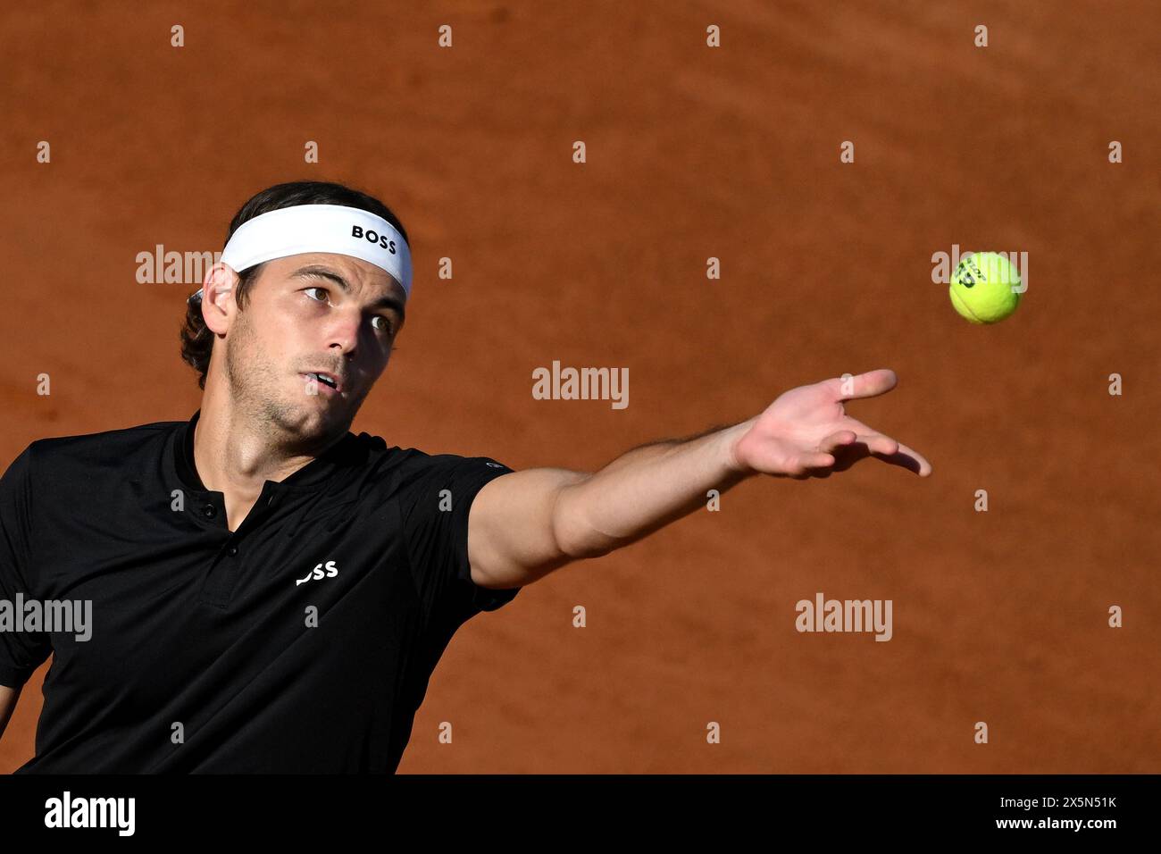 Rome, Italy. 10th May, 2024. Taylor Fritz during the match against ...