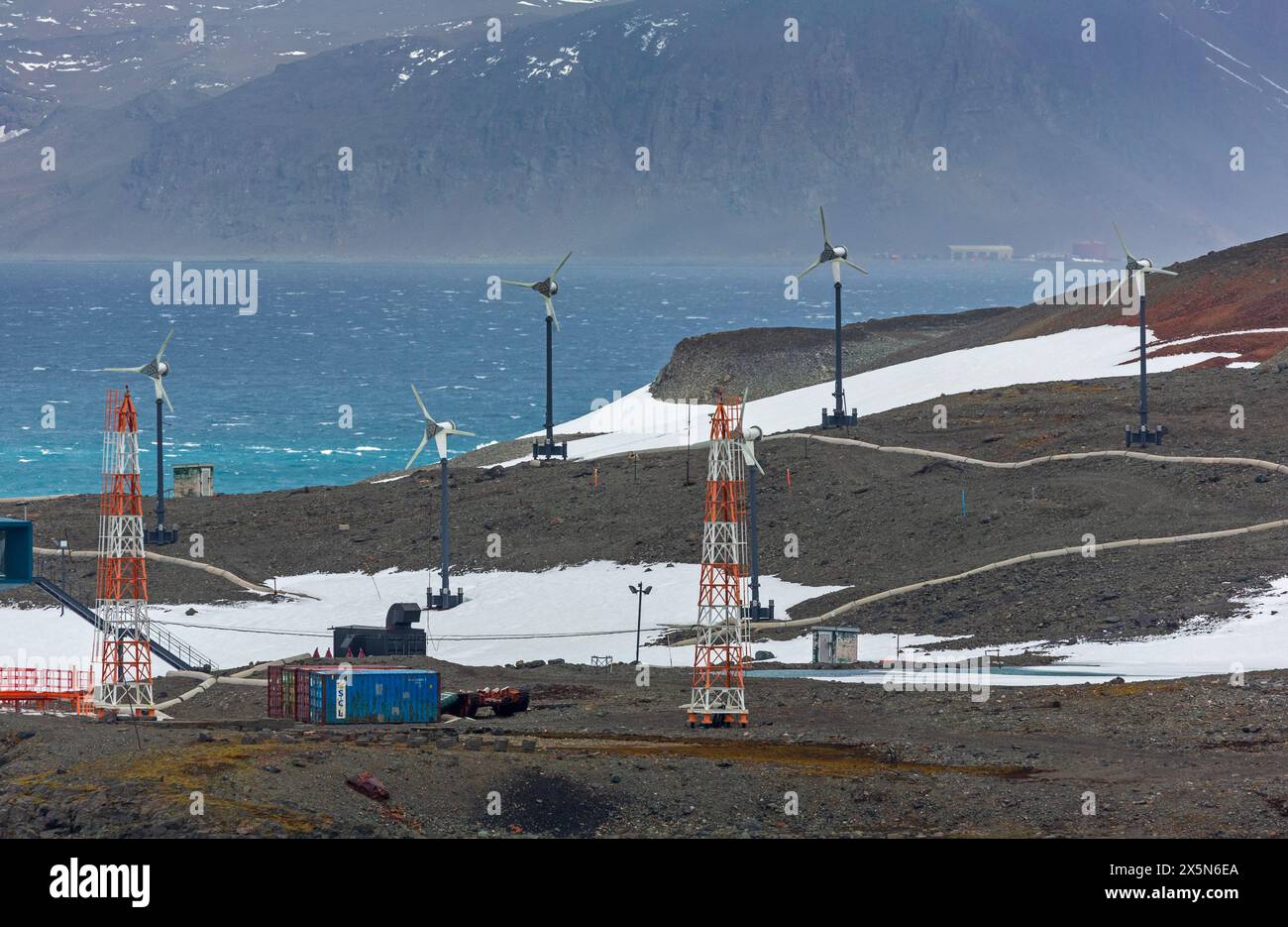 Comandante Ferraz Brazillian Antarctic Base, Admiralty Bay, King George ...
