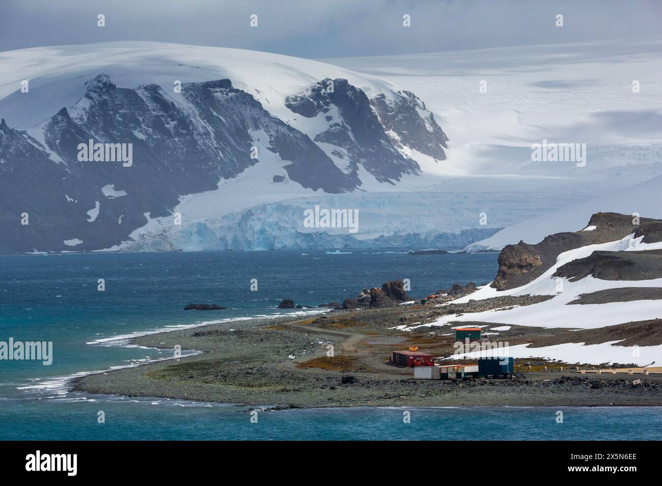 Comandante Ferraz Brazillian Antarctic Base, Admiralty Bay, King George ...