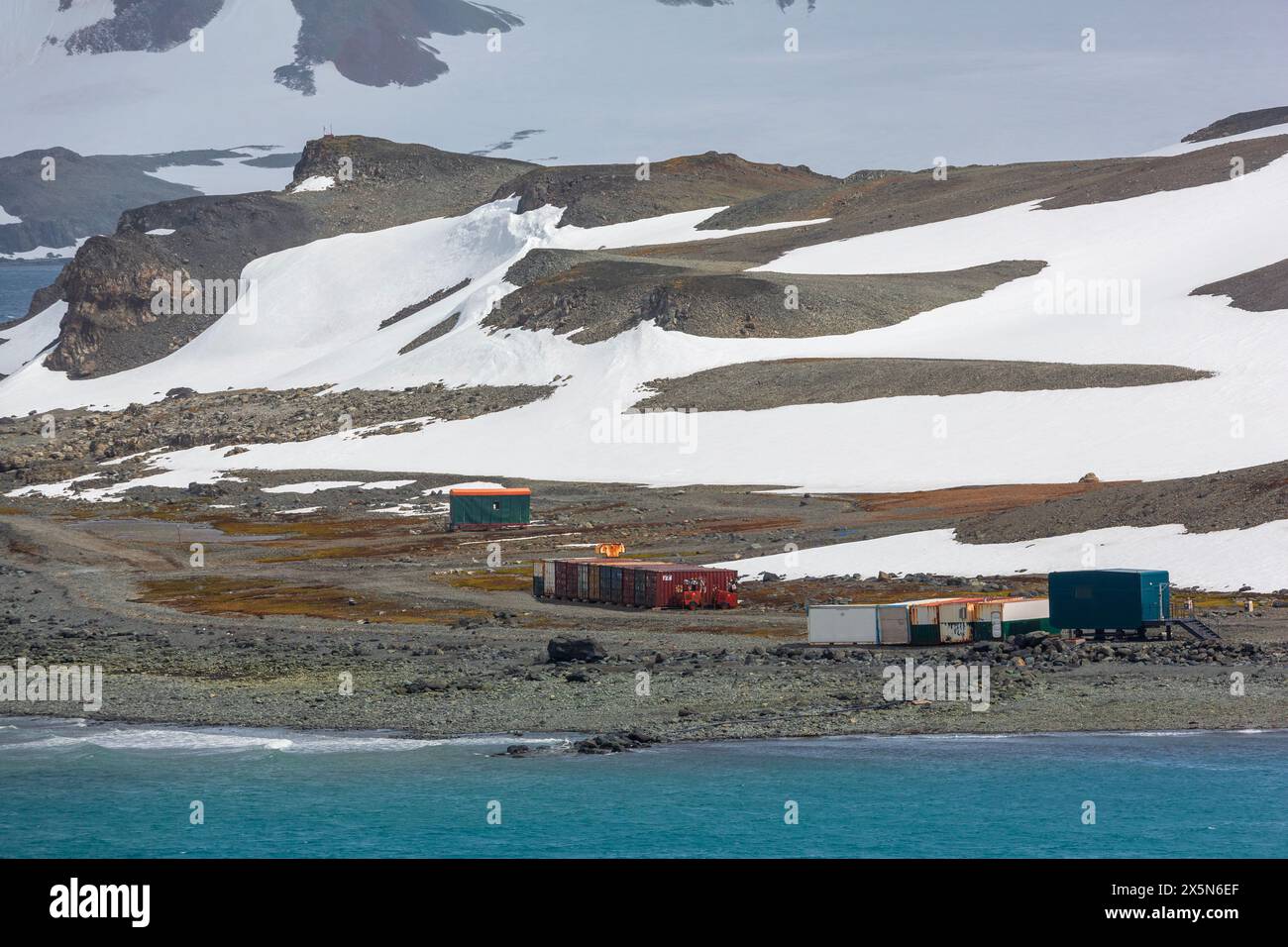 Comandante Ferraz Brazillian Antarctic Base, Admiralty Bay, King George ...