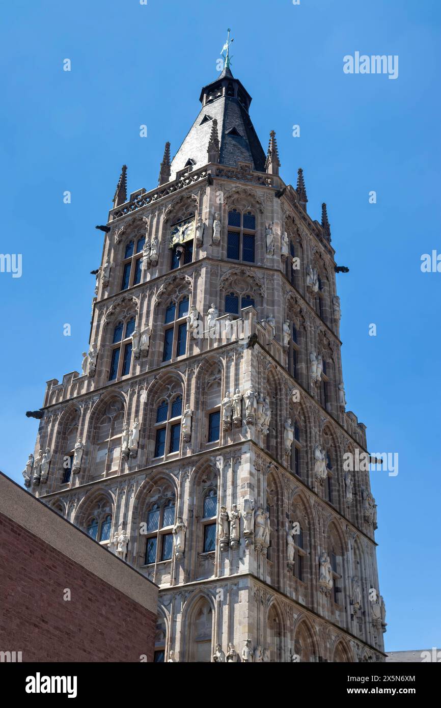 The historical City Hall of Cologne Stock Photo - Alamy