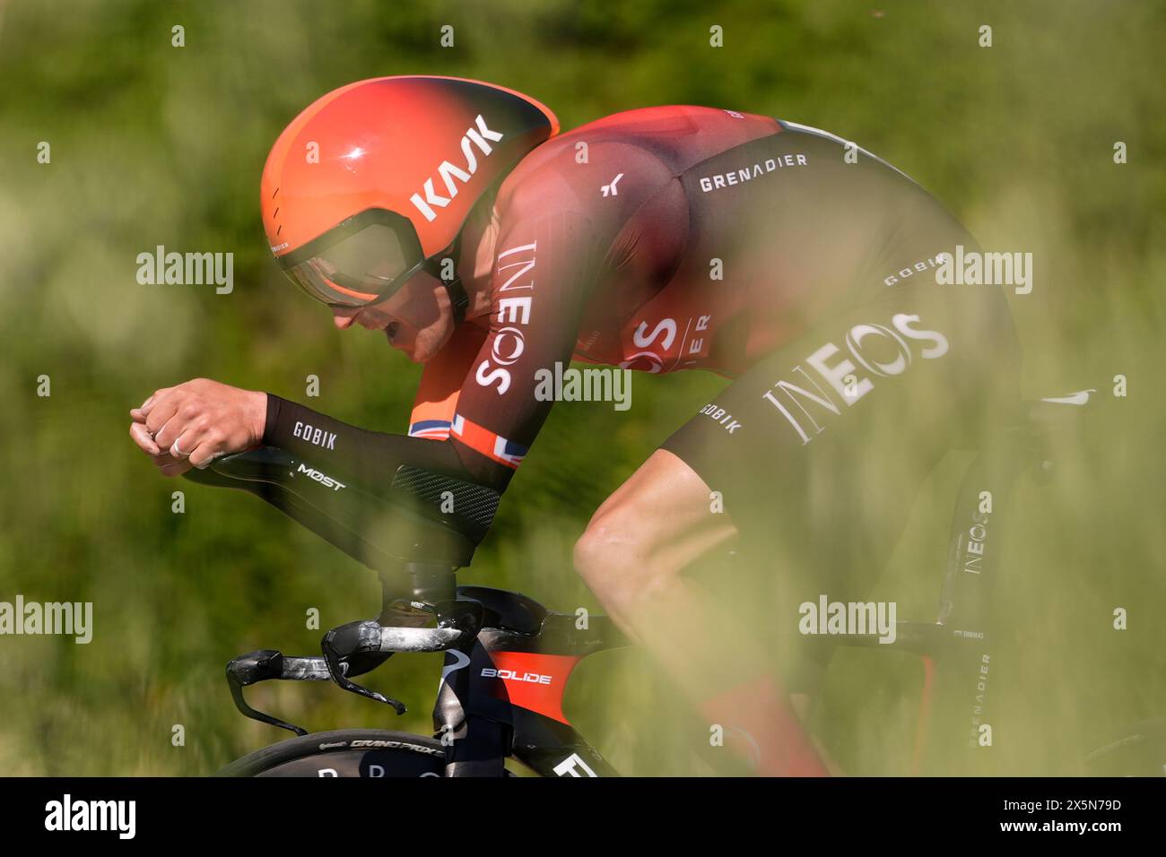 Italia. 10th May, 2024. Geraint Thomas (Ineos Grenadiers) during the ...