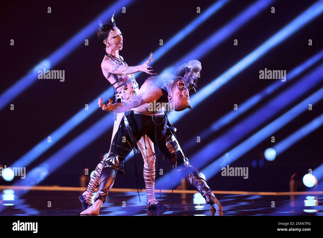 Malmo, Sweden. 10th May, 2024. Bambie Thug represents Ireland performs ...
