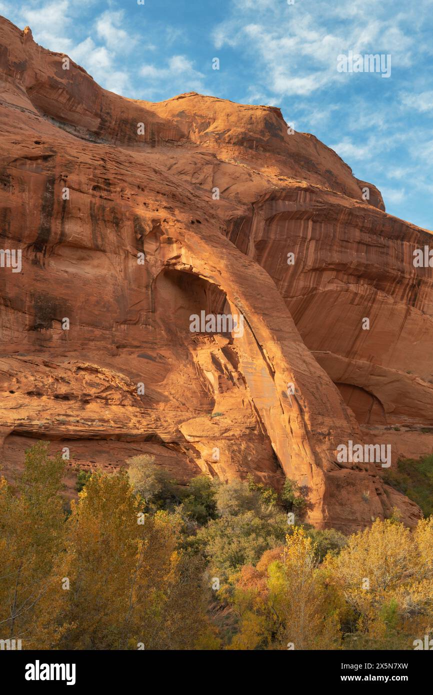 Cliff Arch in Coyote Gulch, Glen Canyon National Recreation Area, Utah ...
