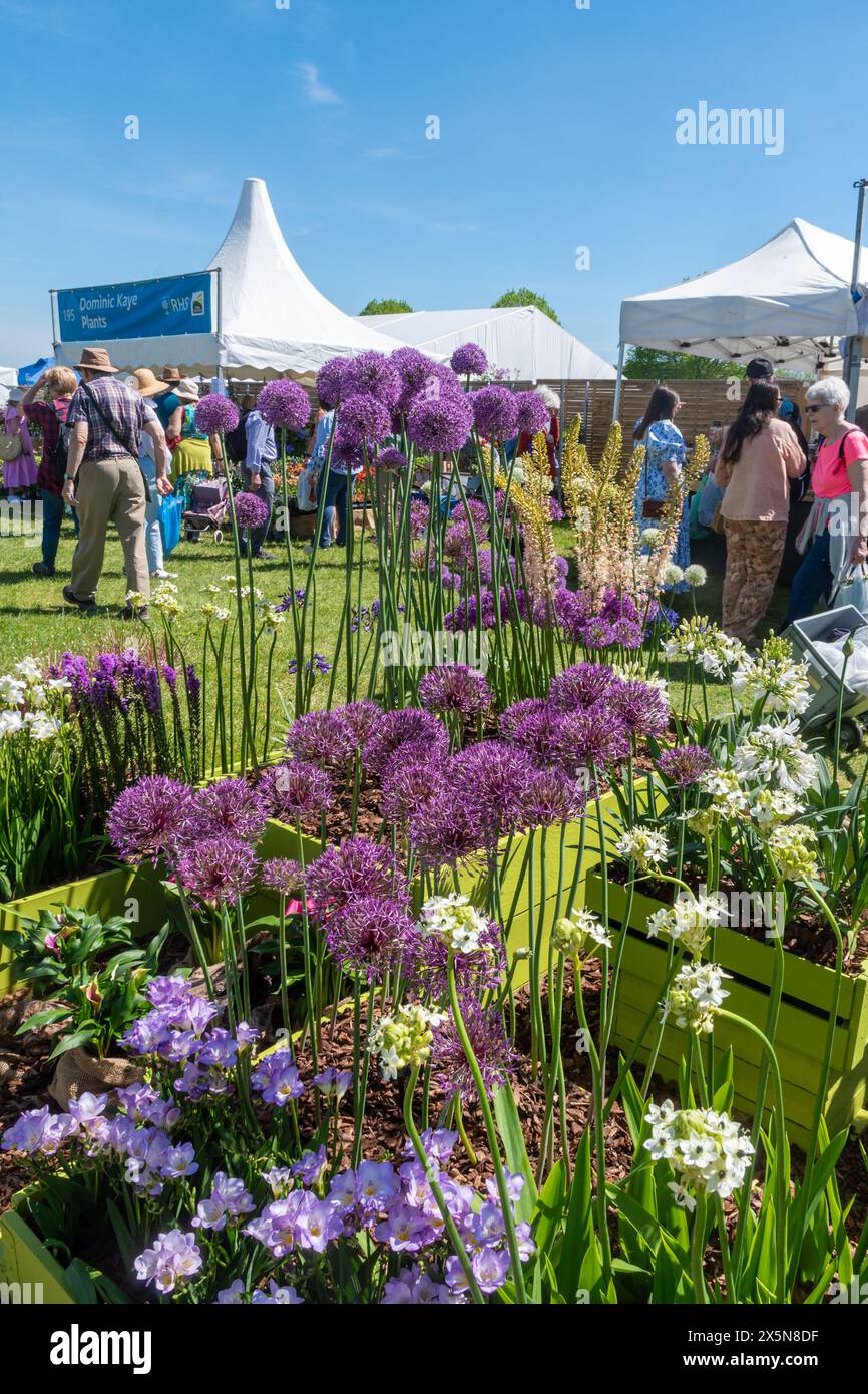May 9th 2024. RHS Malvern Spring Festival opened today on a warm sunny ...