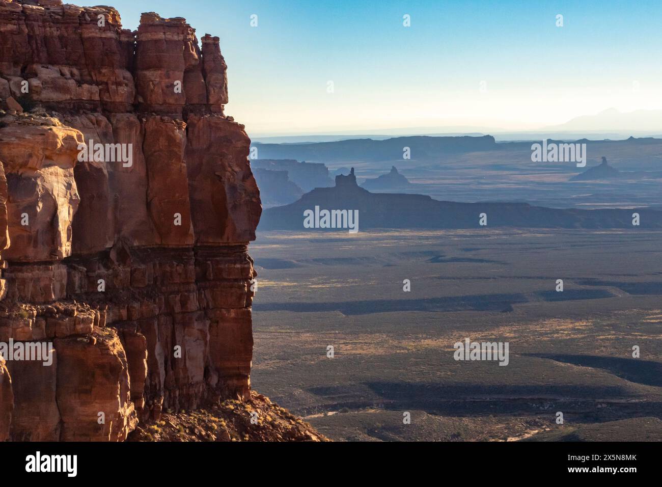 USA, Utah, Bear's Ears National Monument. Valley of the Gods mountain ...