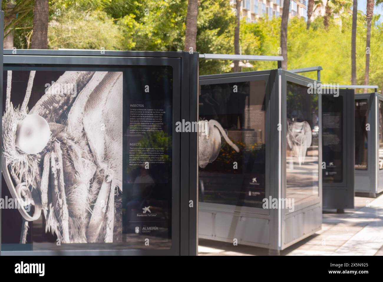 ALMERIA, SPAIN - 10 MAY 2024 The exhibition presents 36 photographs by ...